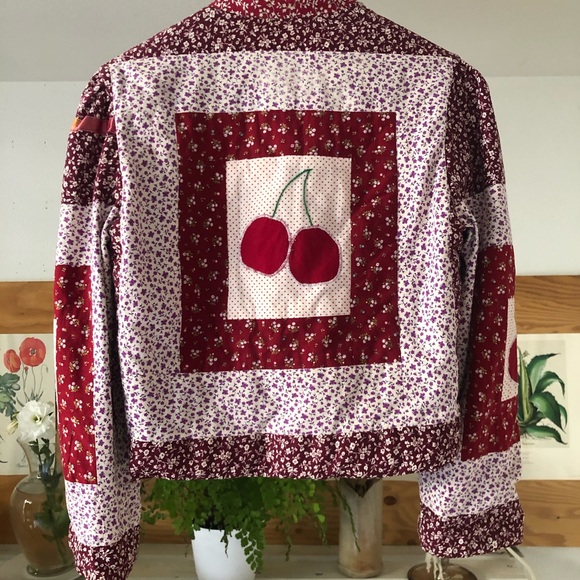 Jackets & Coats | Vintage Cherry Jacket | Poshmark